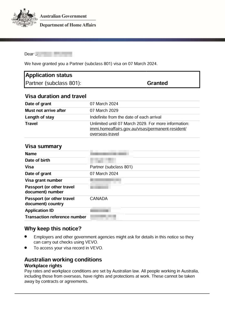 Successfully Resolving a 801 Partner Visa Application Amid Family ...