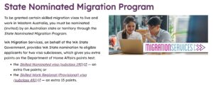 Overview of the 2024-25 WA State Nominated Migration Program Streams - Kris Ahn Lawyers